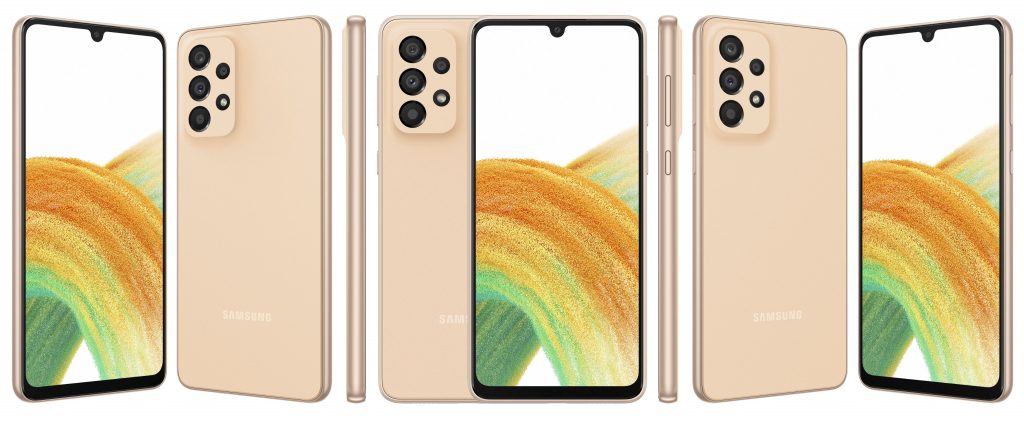Samsung Galaxy A33 official renders reveal the color options
